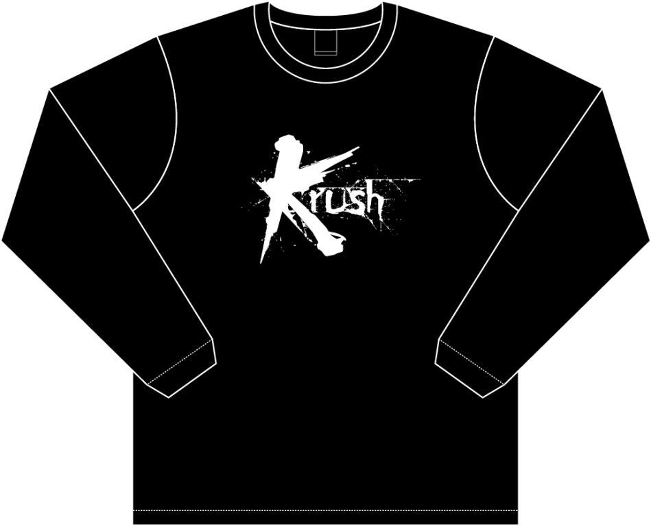 Krush Logo Long Sleeve Shirt Black – K-1.SHOP